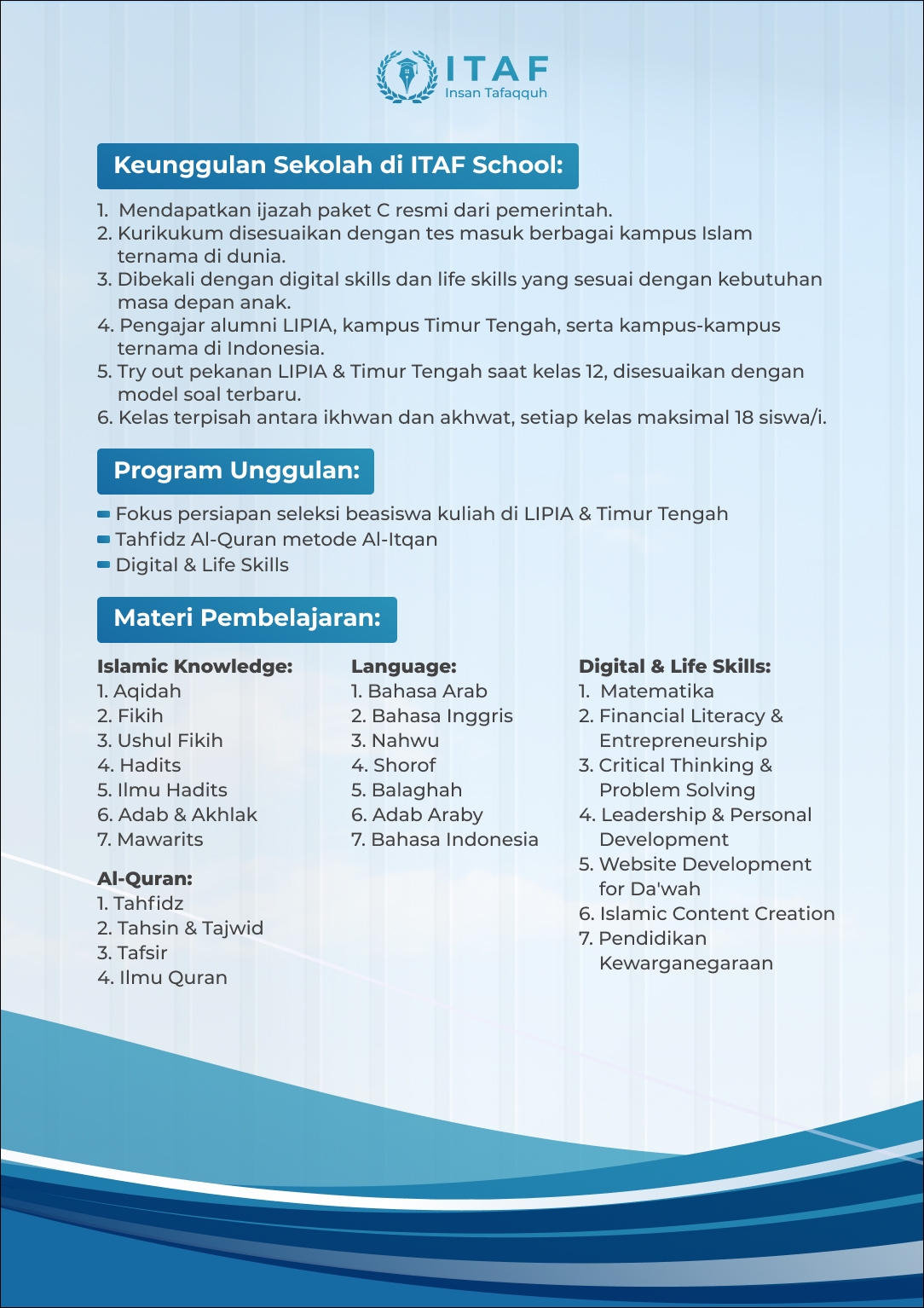 ITAF (Insan Tafaqquh) School – ITAF ID